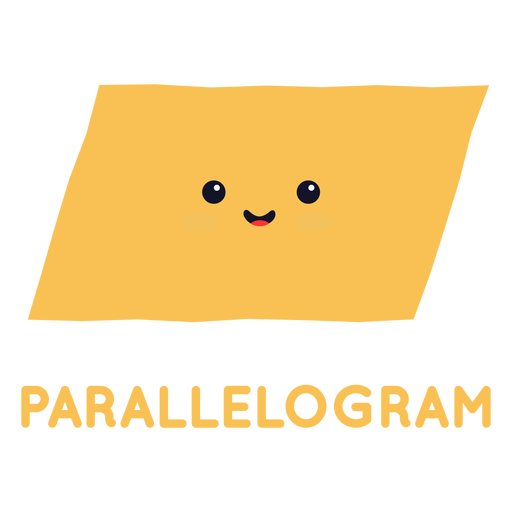 Cute parallelogram shape - Transparent PNG & SVG vector file Cute parallelogram shape - Transparent PNG & SVG vector file