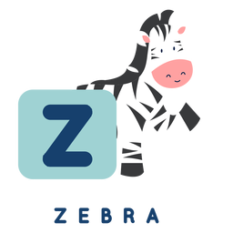 Vetor PNG E SVG Transparente De Alfabeto De Zebra Letra Z