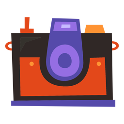 Old Camera Flat PNG & SVG Design For T-Shirts