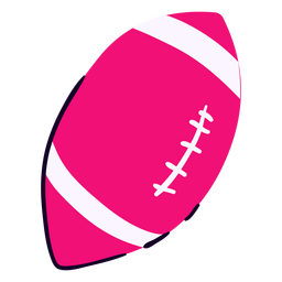 Pink Football Flat PNG & SVG Design For T-Shirts