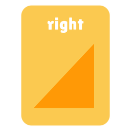 Right Shape Flashcard PNG & SVG Design For T-Shirts