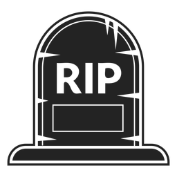 Kreuz Grabstein Silhouette - Transparenter PNG und SVG-Vektor