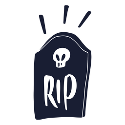 Rip Gravestone Silhouette Gravestone PNG & SVG Design For T-Shirts