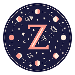 Letter Z Magic Banner PNG & SVG Design For T-Shirts