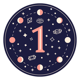 Number 1 Magic Banner PNG & SVG Design For T-Shirts