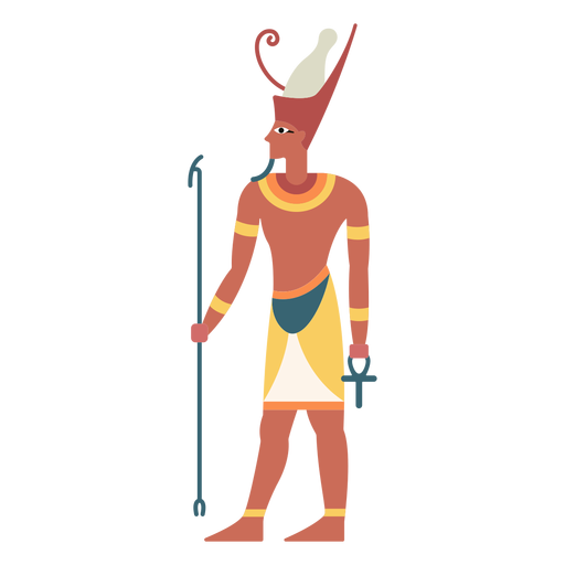 Egyptian gods atum flat - Transparent PNG & SVG vector file