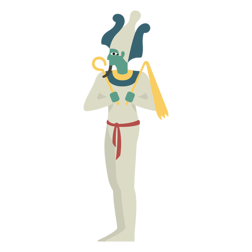 Egyptian gods osiris flat - Transparent PNG & SVG vector file