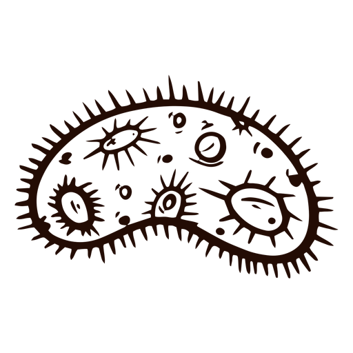 Bacterium hand drawn - Transparent PNG & SVG vector file