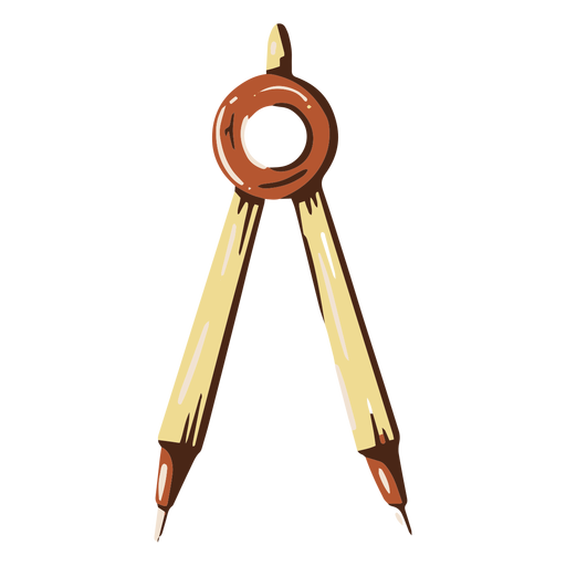 Compass school illustration - Transparent PNG & SVG vector file