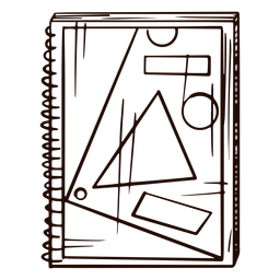 Geometry Notebooks Hand Drawn PNG & SVG Design For T-Shirts