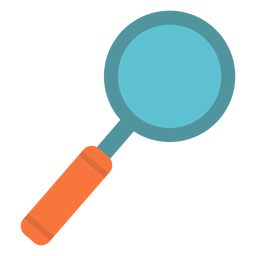 Lupe einfaches Symbol - Transparenter PNG und SVG-Vektor