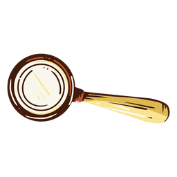 Hand Gezeichnete Illustration Der Lupe PNG- Und SVG-Design Für T-Shirts