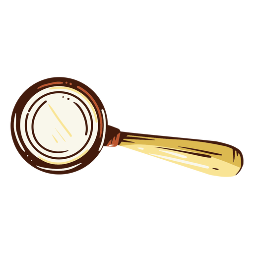 Magnifying glass hand drawn illustration - Transparent PNG & SVG vector ...