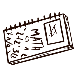 Math Notebook Hand Drawn PNG & SVG Design For T-Shirts