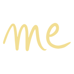 Design PNG E SVG De Me Letras Doodle Para Camisetas