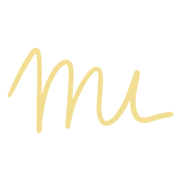 Mi Letters Doodle PNG & SVG Design For T-Shirts