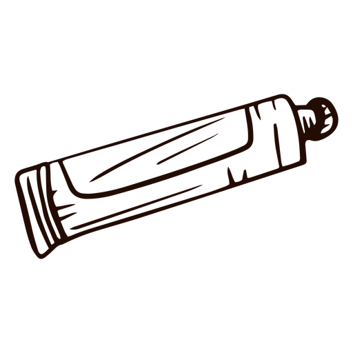Painting tube hand drawn - Transparent PNG & SVG vector file