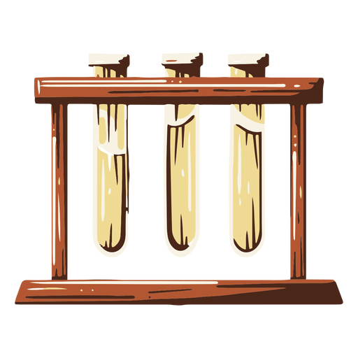 Test tube rack illustration - Transparent PNG & SVG vector file