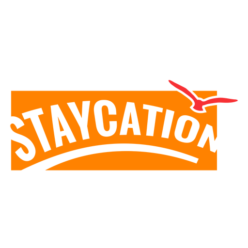 Staycation vacation badge - Transparent PNG & SVG vector file