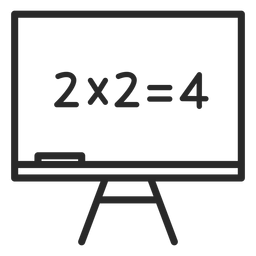 2 Times 2 Stroke PNG & SVG Design For T-Shirts