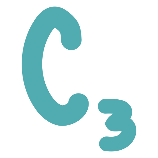 C3 chemistry formula - Transparent PNG & SVG vector file