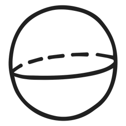 Circle Circunference Doodle PNG & SVG Design For T-Shirts