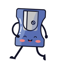 Niedlicher Anspitzer-Cartoon PNG- Und SVG-Design Für T-Shirts