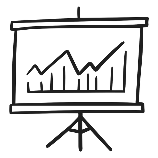 Graph presentation doodle - Transparent PNG & SVG vector file