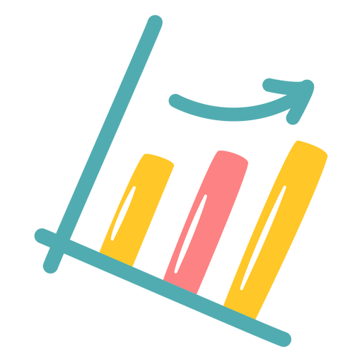 Upscaling graph flat - Transparent PNG & SVG vector file