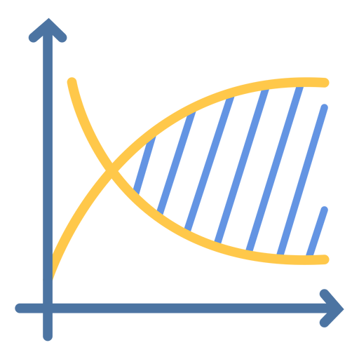 Logarithmic function graph flat - Transparent PNG & SVG vector file