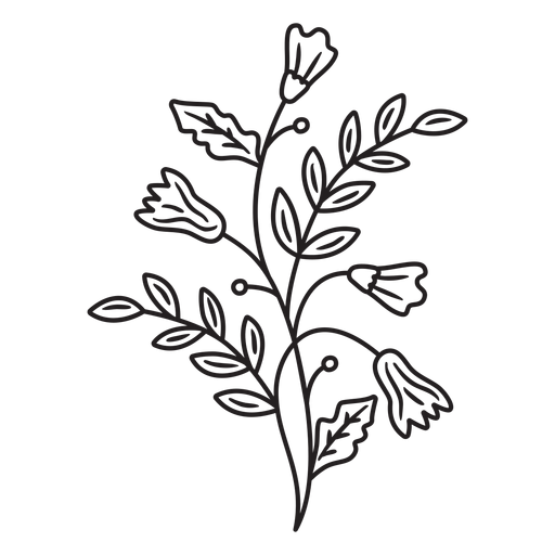 Flores Trazo De Composición De Primavera Vertical Descargar Png Svg