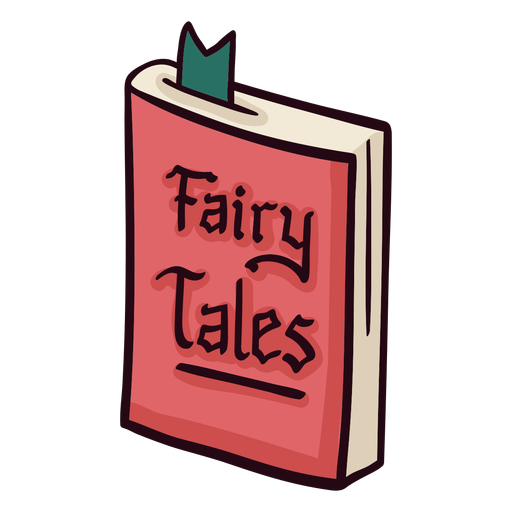 Fairy tales book colorful icon stroke - Transparent PNG & SVG vector file