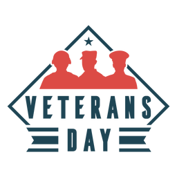 Usa Veterans Day Flat Transparent PNG & SVG Vector