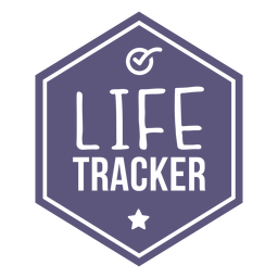 Badge Life Tracker PNG & SVG Design For T-Shirts