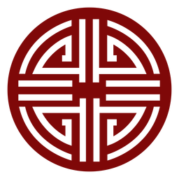 Chinese Symbol Patterned PNG & SVG Design For T-Shirts