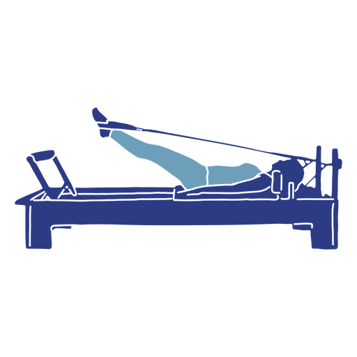 Pilates reformer silhouette - Transparent PNG & SVG vector file