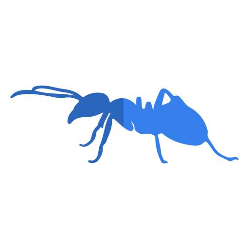 Blue ant flat - Transparent PNG & SVG vector file
