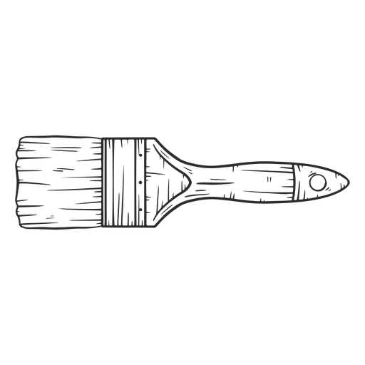 Pinsel Hand gezeichneten Pinsel - Transparenter PNG und SVG-Vektor
