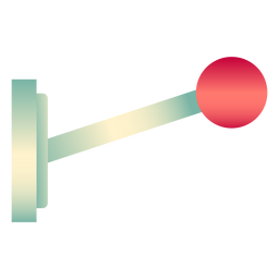 Factory Red Lever Switch PNG & SVG Design For T-Shirts