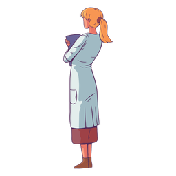 Simple Doctor Illustration PNG & SVG Design For T-Shirts