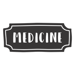 Hand Drawn Medicine Label PNG & SVG Design For T-Shirts