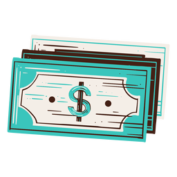 Cash Economy Hand Drawn Element PNG & SVG Design For T-Shirts