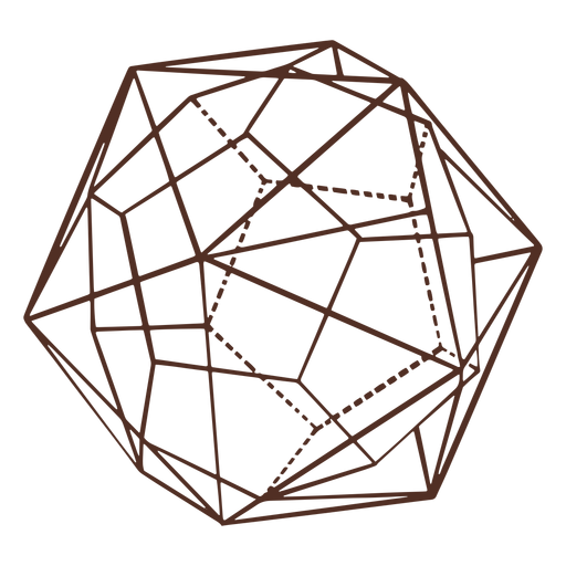 Polyhedron figures combined illustration - Transparent PNG & SVG vector ...