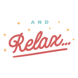 Relax transparent PNG or SVG to Download