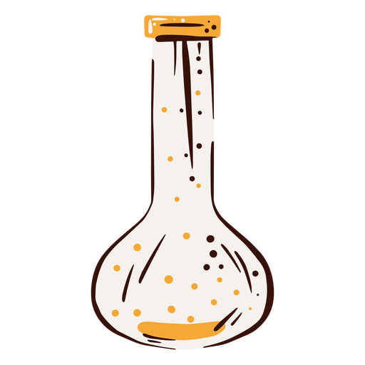 Round bottomed flask illustration - Transparent PNG & SVG vector file