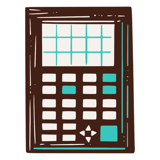 Scientific calculator illustration - Transparent PNG & SVG vector file