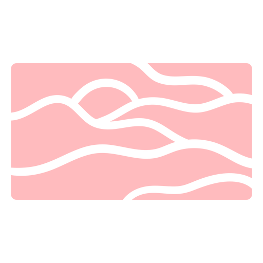 Wavy lines pink pattern - Transparent PNG & SVG vector file