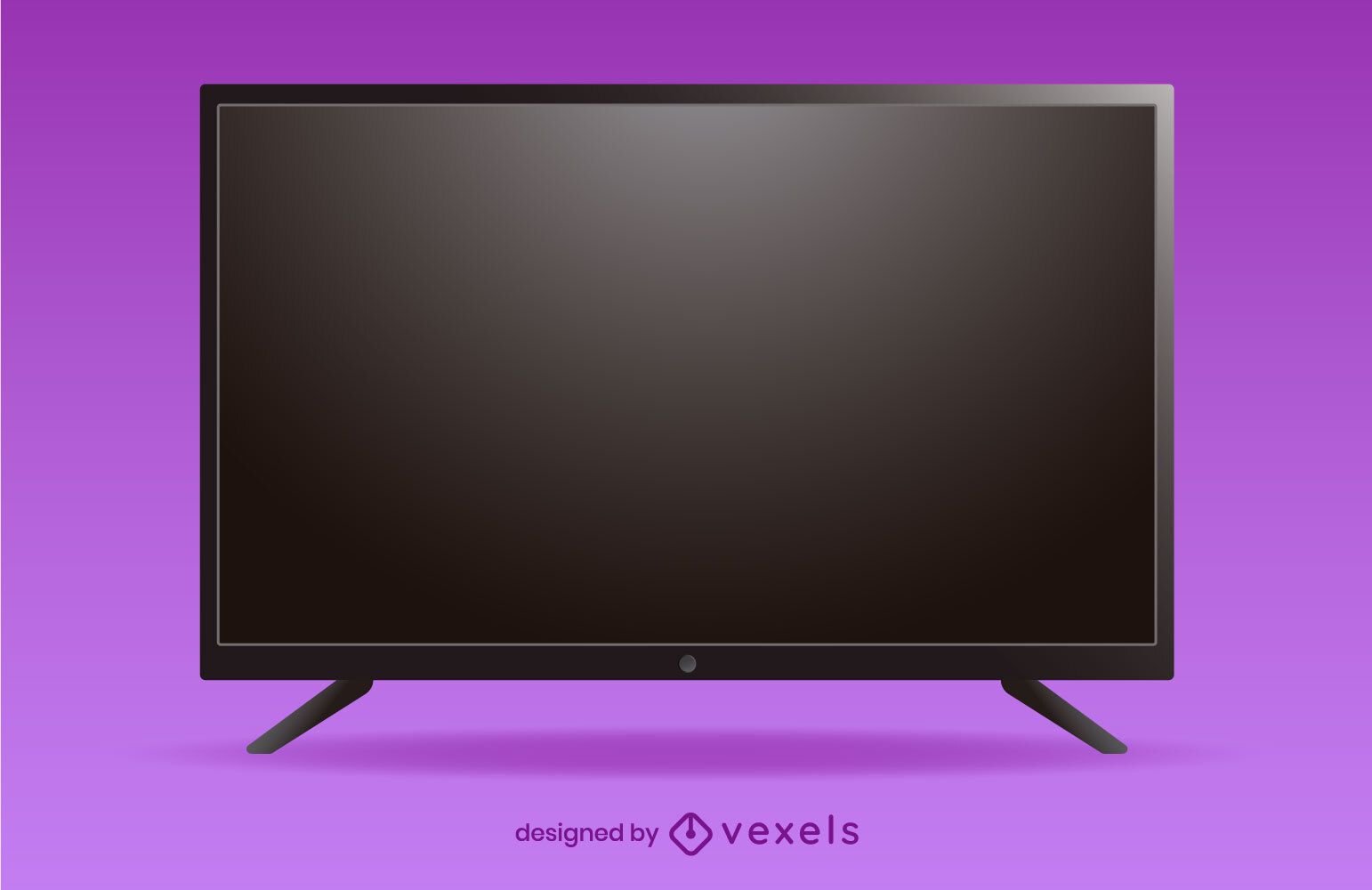 Diseño De Ilustración De Tv Plana - Descargar Vector