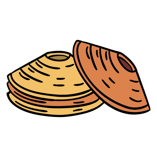 Equipo de conos de platillo de atletismo dibujado a mano - Descargar PNG/SVG transparente