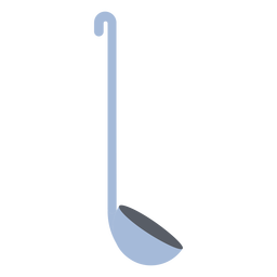Cooking Ladle Flat PNG & SVG Design For T-Shirts